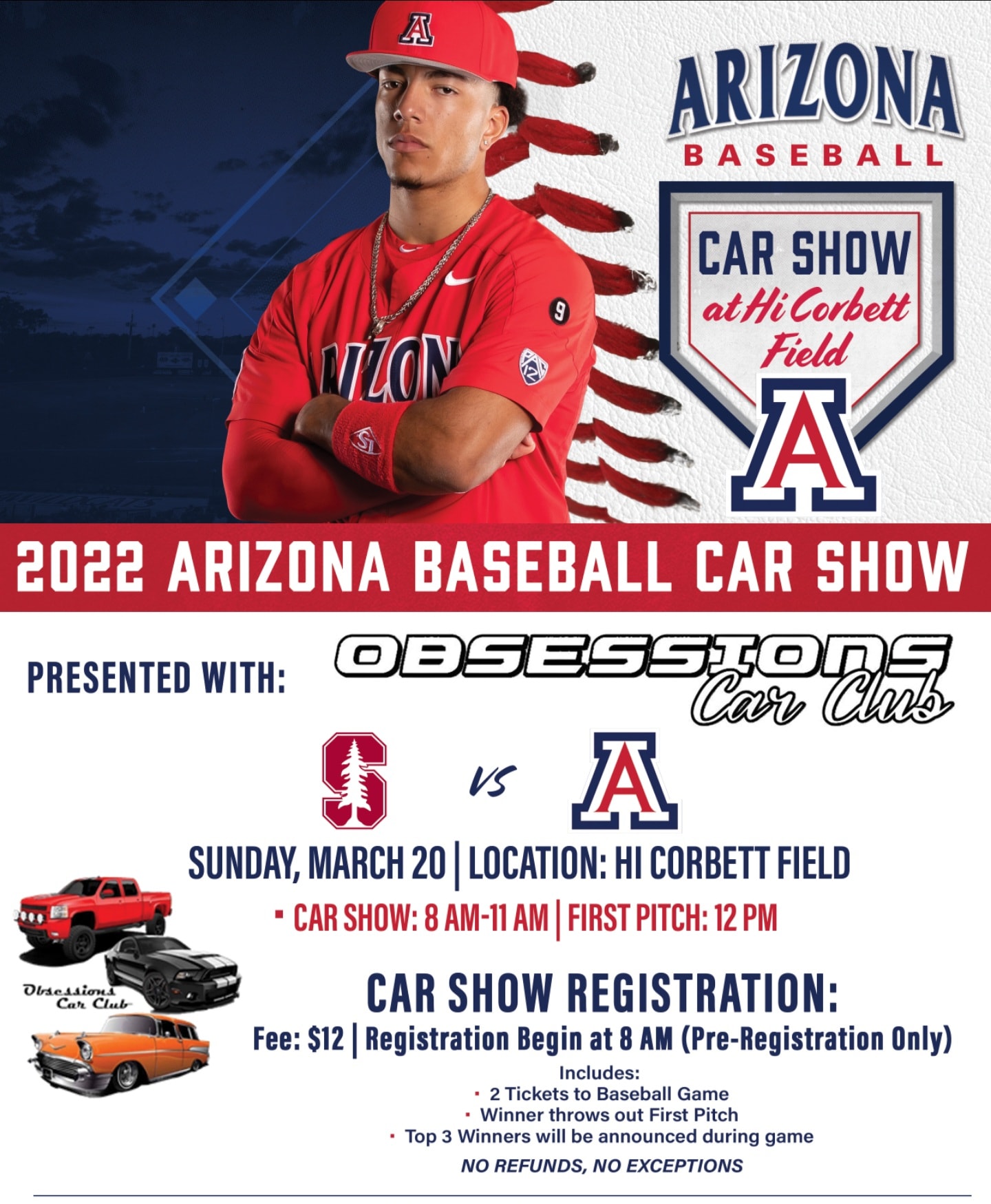 ARIZONA BASEBALL CAR SHOW AT HI CORBETT FIELD – Average Guy's Car ...